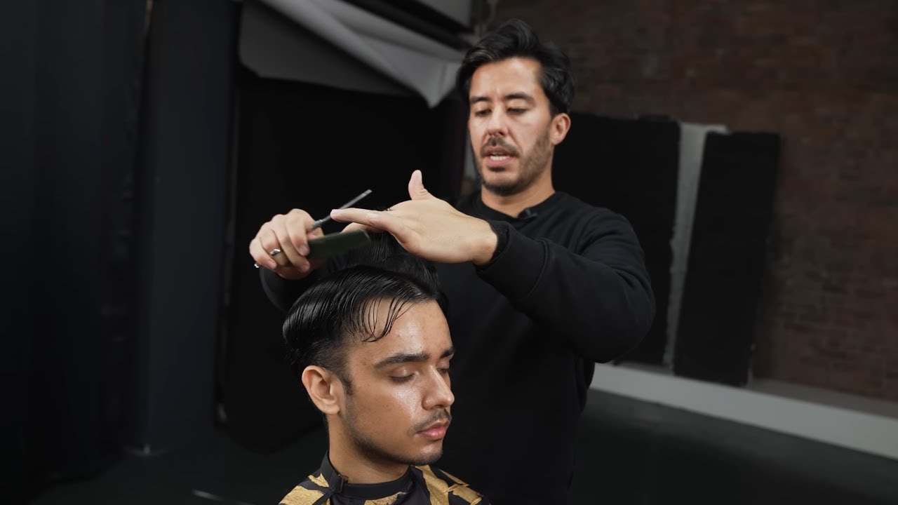 Short Hair Men's Haircut Tutorial - YouTube