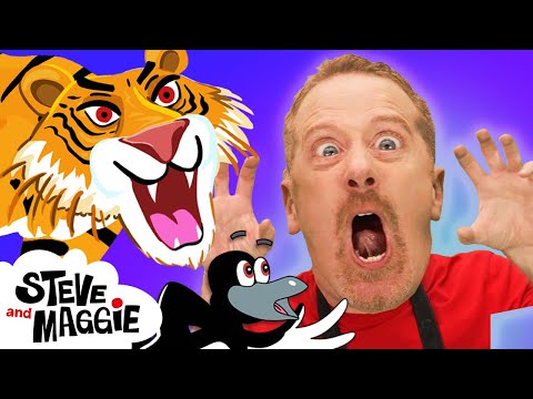 Animal Safari Adventure with Steve and Maggie | Wild Animals Magic Story for Kids