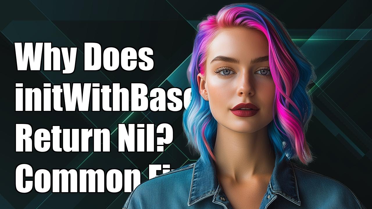 Why Does initWithBase64EncodedString Return Nil? Common Issues and Fixes - YouTube