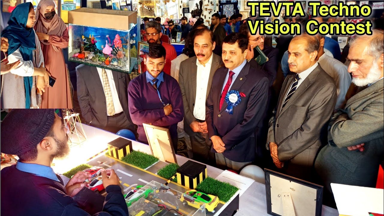 TEVTA Techno Vision Contest 2023 | Project Exhibition GCT Railway Road ...
