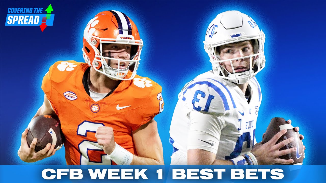 College Football Week 1 Best Bets | Covering the Spread - YouTube