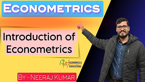 Econometrics For UG/PG/UGC-NET/CUET - YouTube