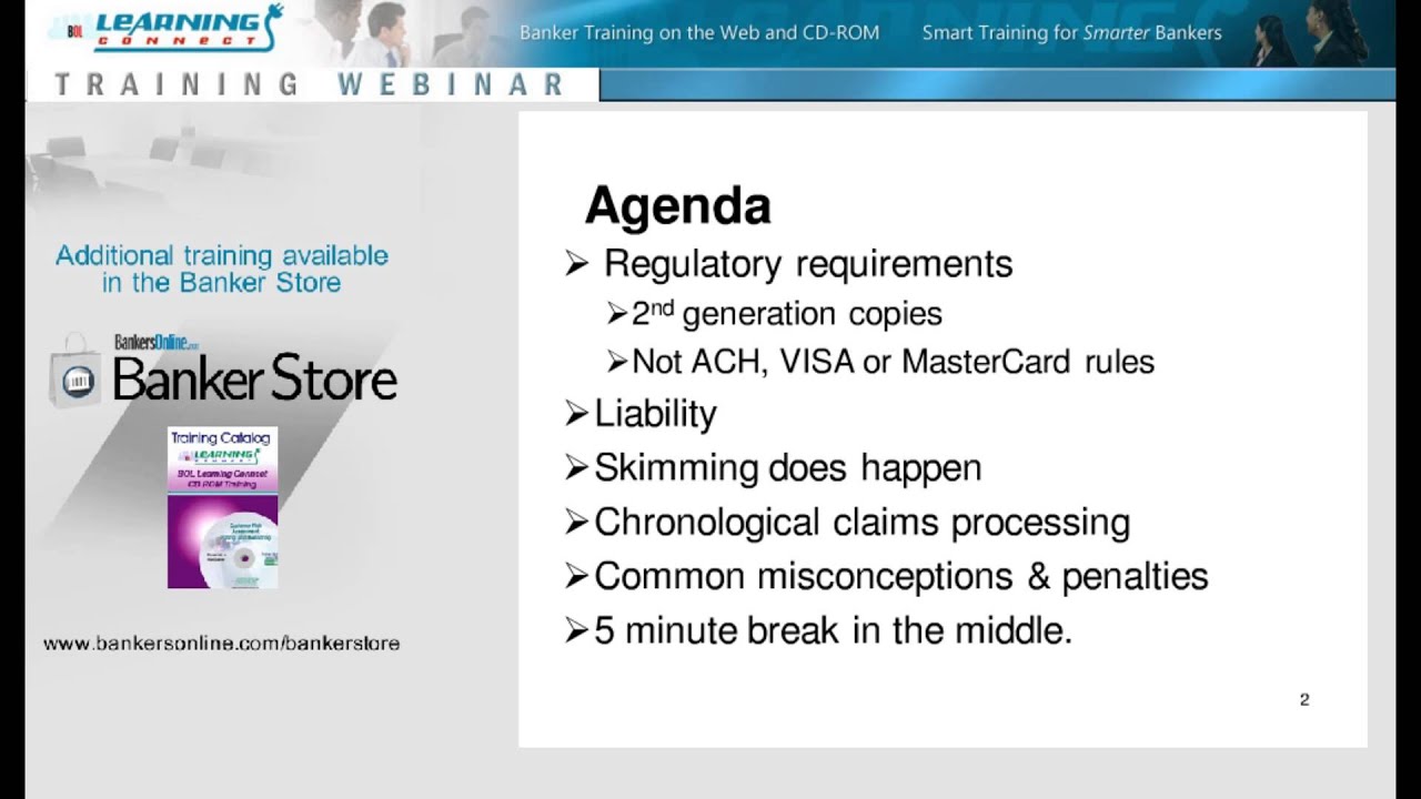 Reg E Claims -- Allocating Liability Correctly - YouTube