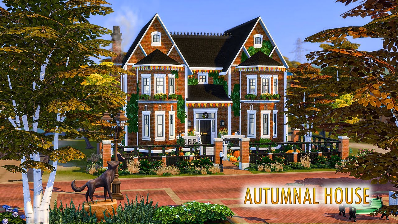 Autumnal House / The Sims 4 / Speed Build / Осенний Дом / Симс 4 - YouTube