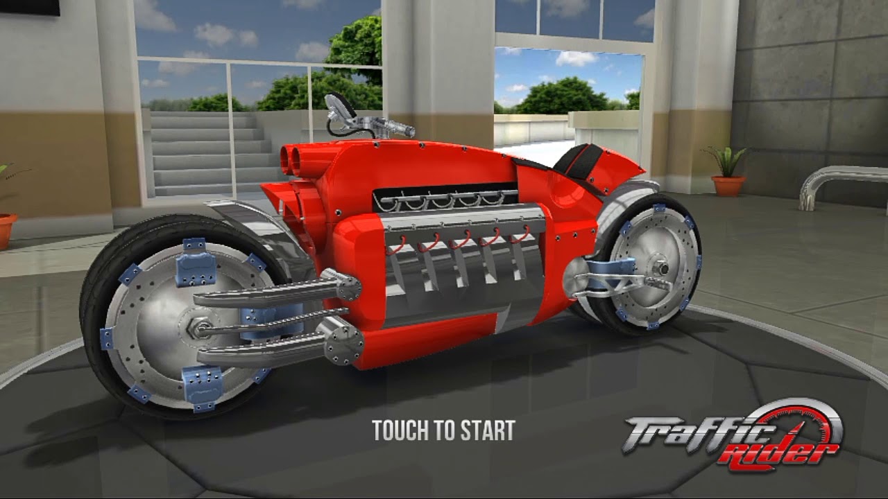 Riding the fastest bike in Traffic Rider - YouTube