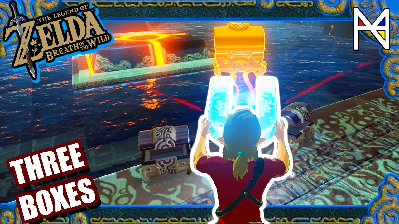 Dow Na'eh Shrine Three Boxes - ZELDA BREATH OF THE WILD BOTW - YouTube