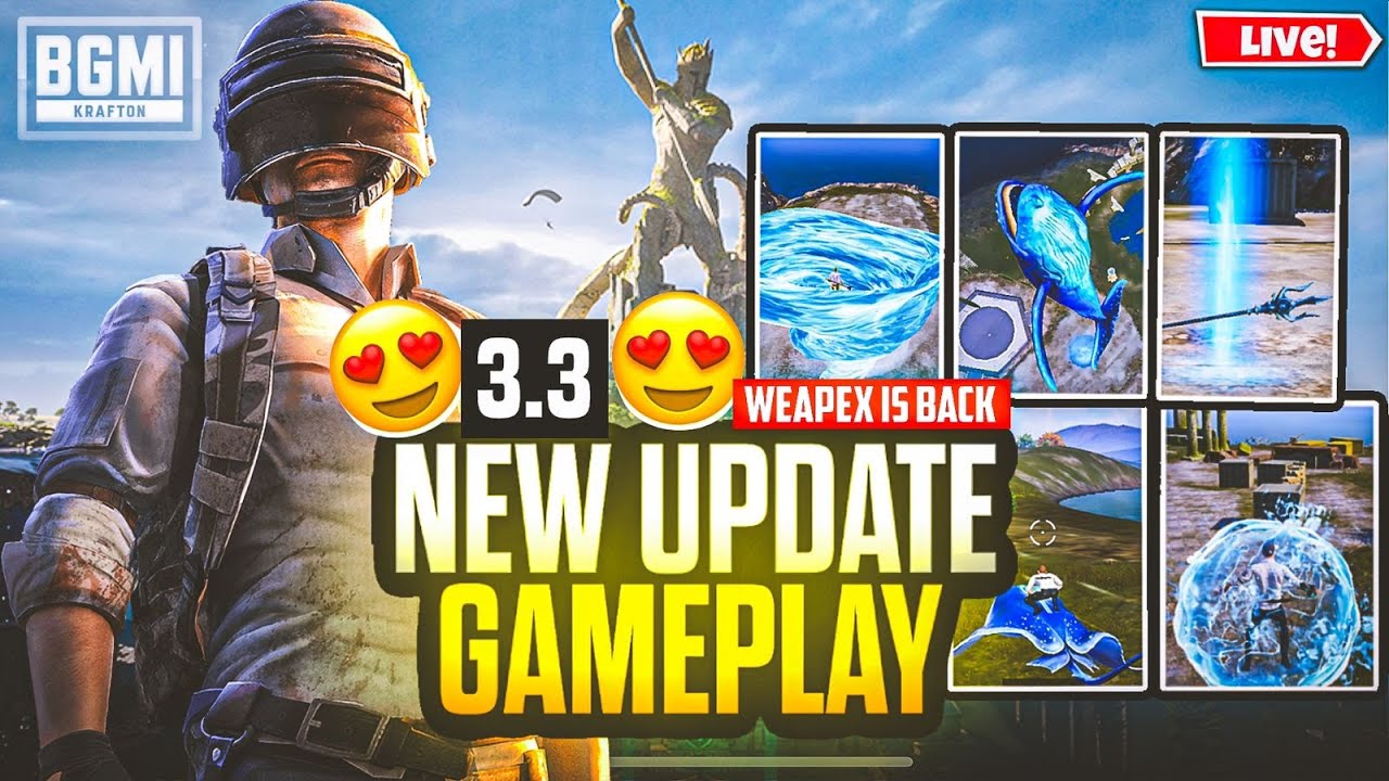 Let’s Rank Up | BGMI 3.3 OCEAN UPDATE IS HERE | 7 CHICKEN TRIAL ...