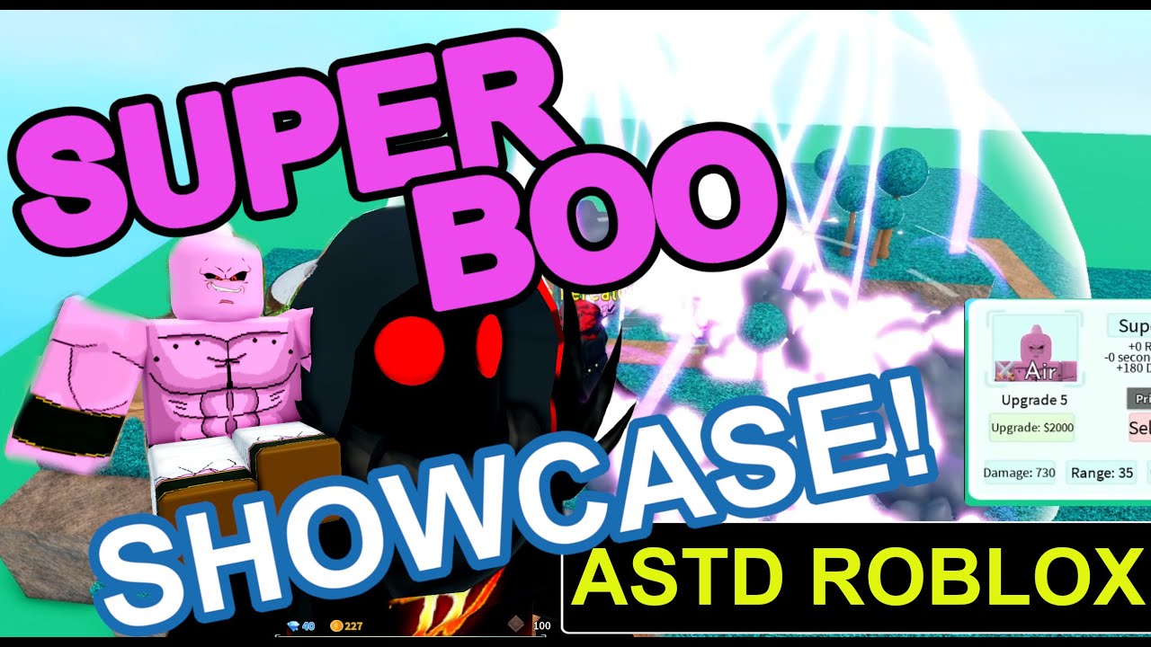Super Boo Showcase - All Star Tower Defense Roblox - YouTube