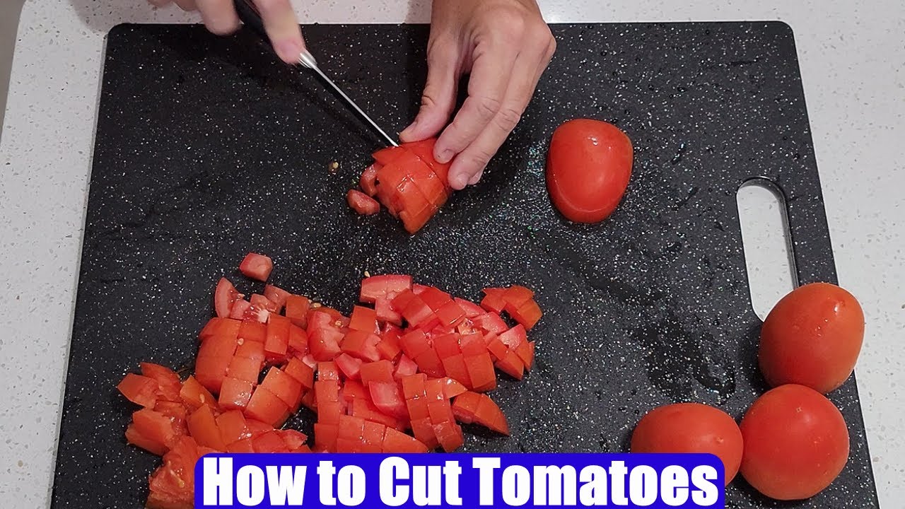 How to Cut Tomatoes - YouTube