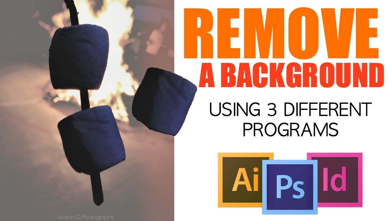 HOW TO REMOVE A BACKGROUND | 3 Different Programs - YouTube