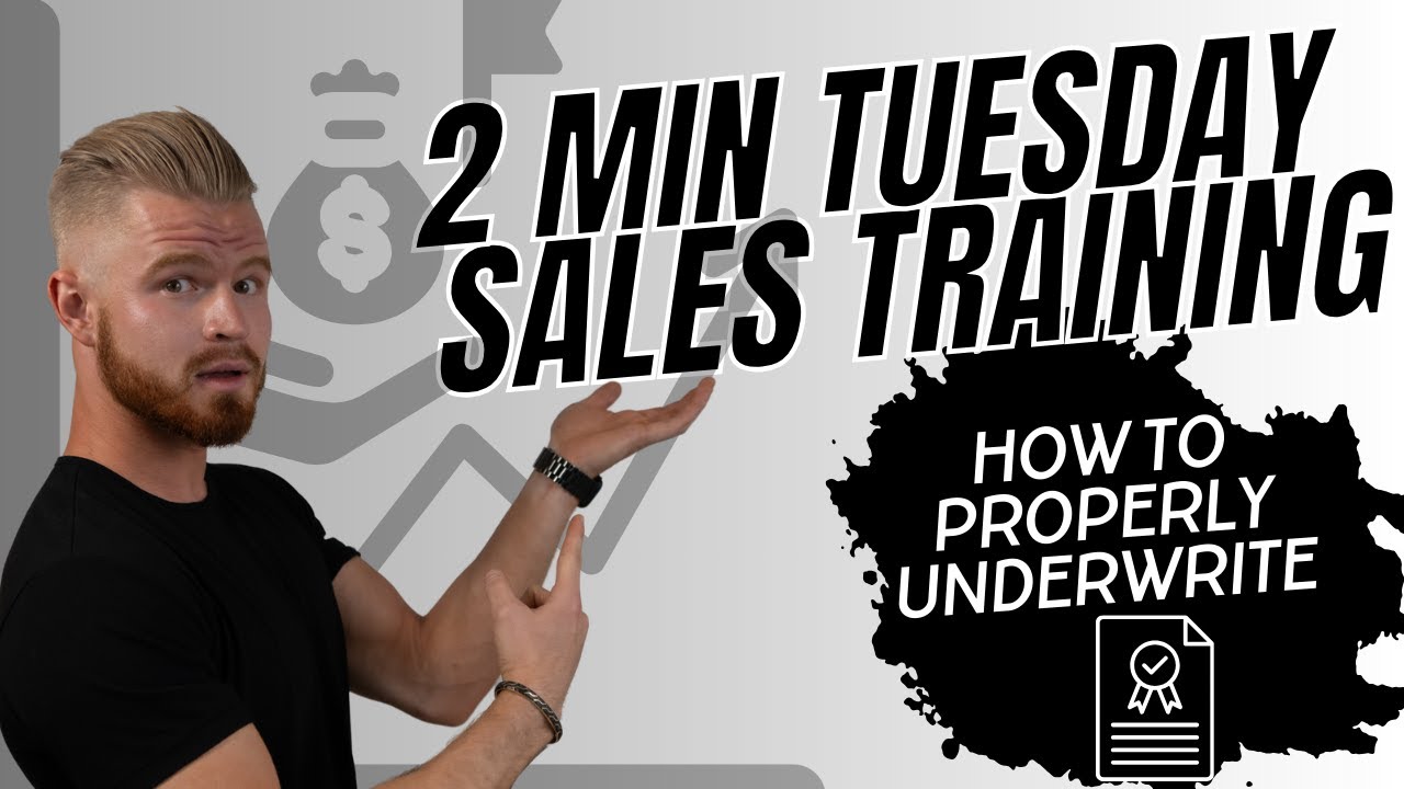 How To Properly Underwrite - YouTube