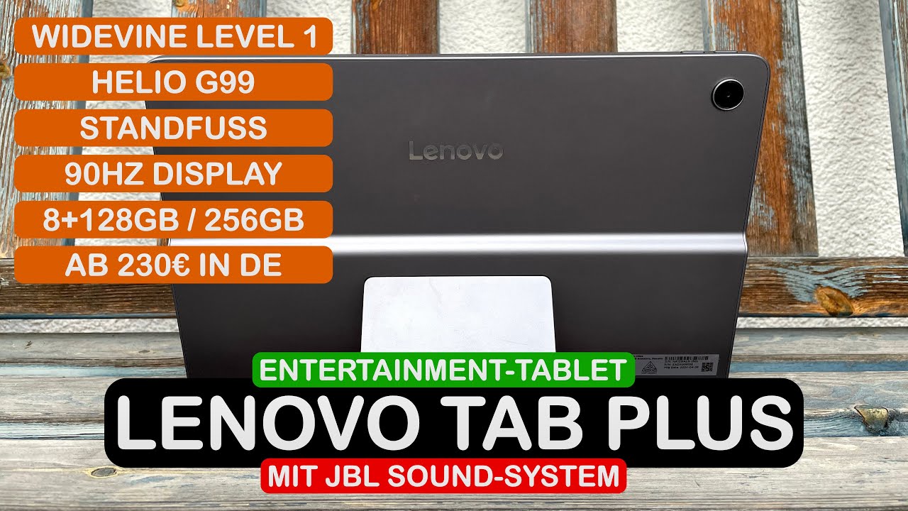 Lenovo Tab Plus Unboxing: Tablet mit JBL Soundsystem - YouTube