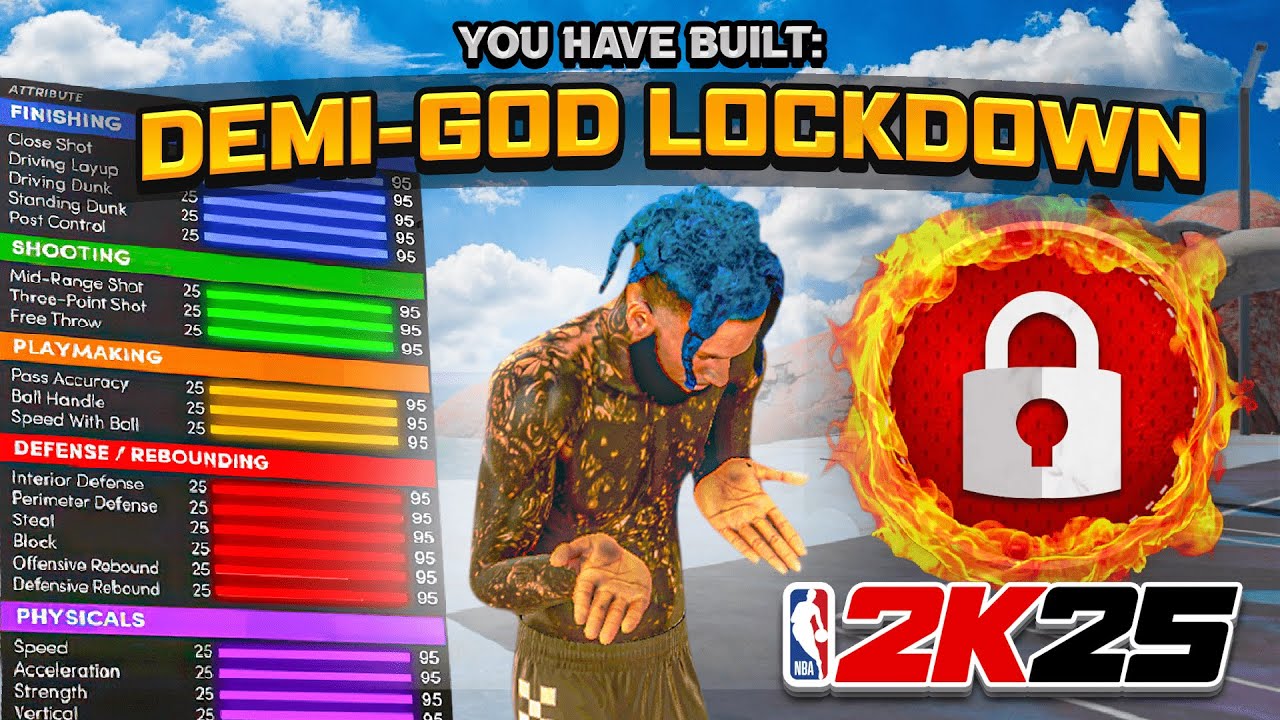 *UPDATED* BEST META LOCKDOWN BUILD in NBA 2K25! BEST BADGES + BEST ...