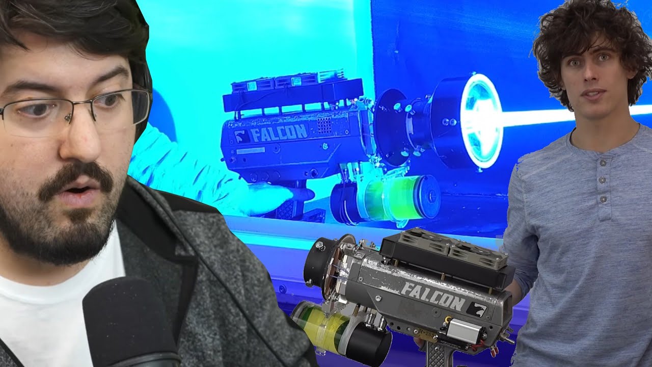 Styropyro Makes a Lasgun - YouTube