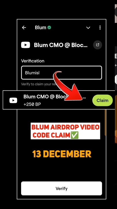 Blum CMO @ Blockchain LifeBlum Code Blum Code Blum CMOBlockchain Life | Blum Youtube VideoCode ...