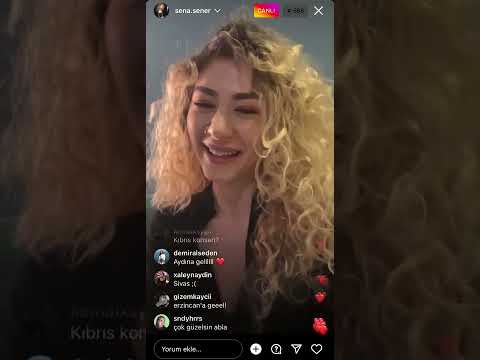Sena Şener Instagram Canlı Yayın 01/10/2022 16:19