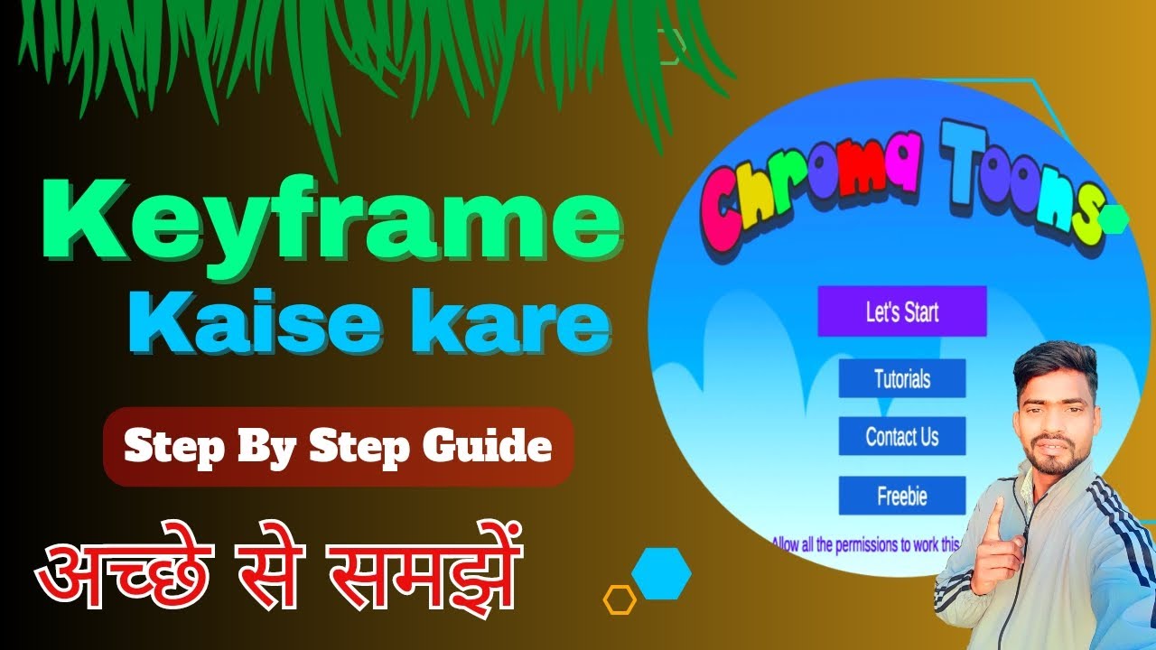 Chroma Toons Keyframe Kaise kare || Make 2d Animation in Chroma Toons ...