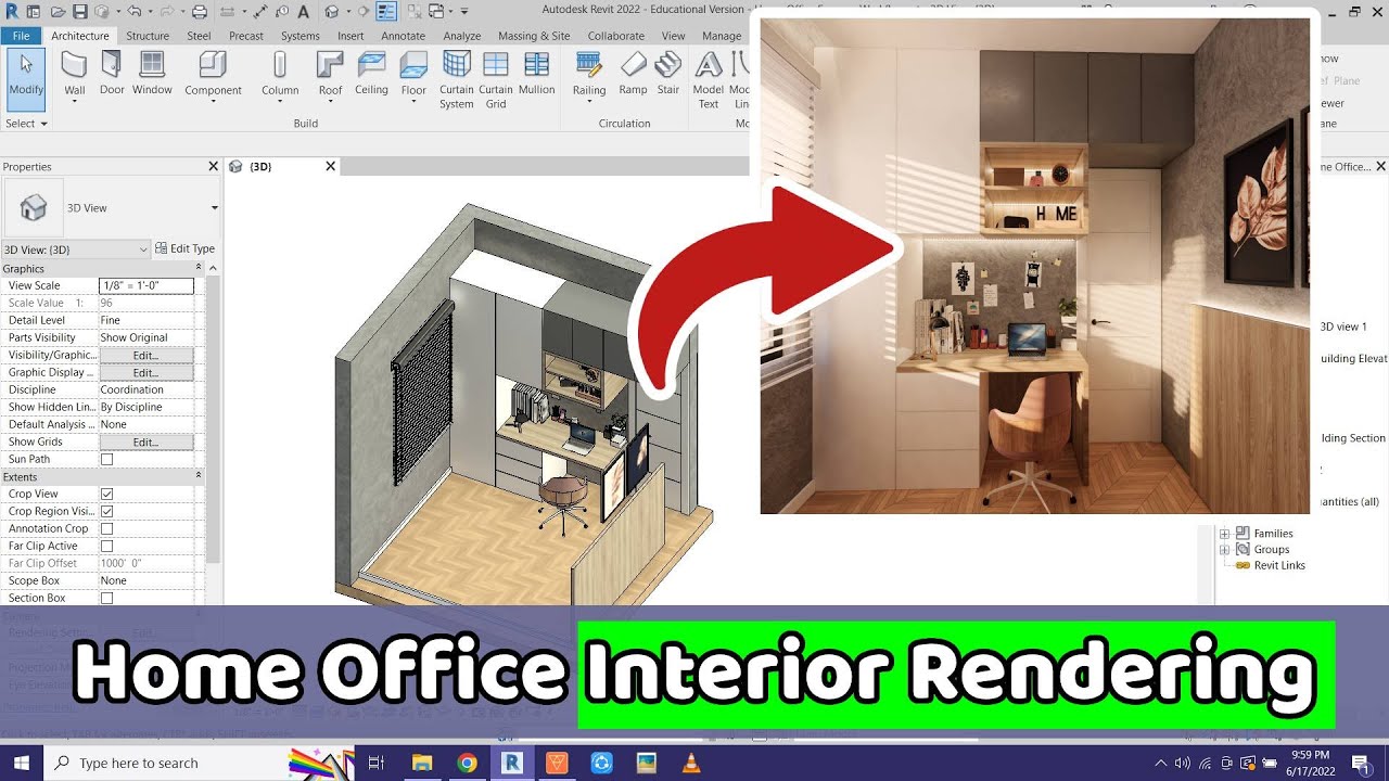 Revit & Enscape 3.3: Home Office Design Masterclass #2 - YouTube