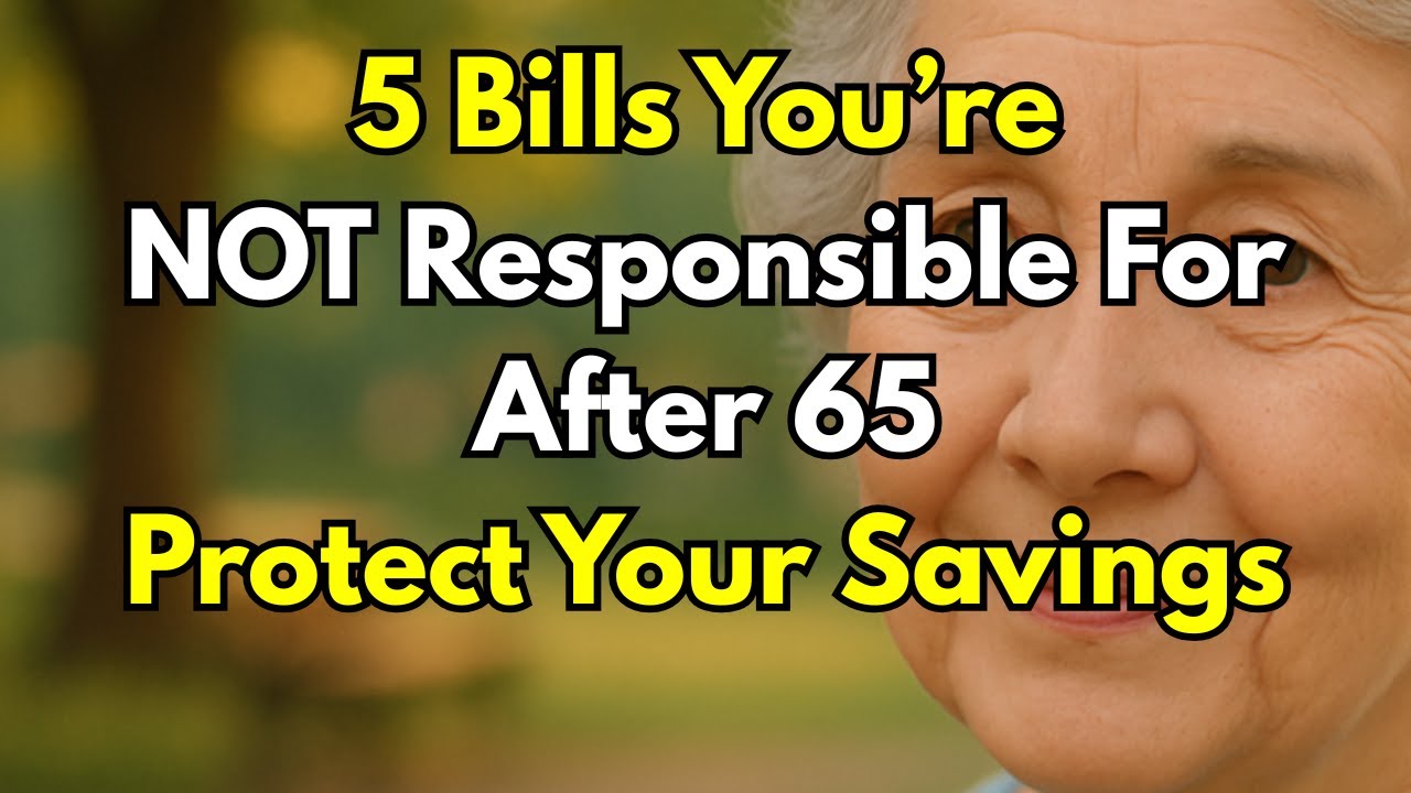 SENIORS NEVER PAY THESE 5 BILLS AFTER 65 - PROTECT YOUR SAVINGS - YouTube