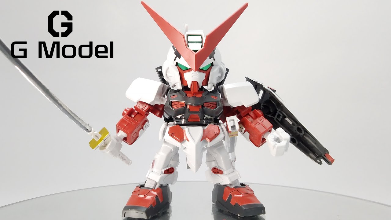 SD Gundam EX-Standard (SDEX) No.07 - Gundam Astray Red Frame - YouTube