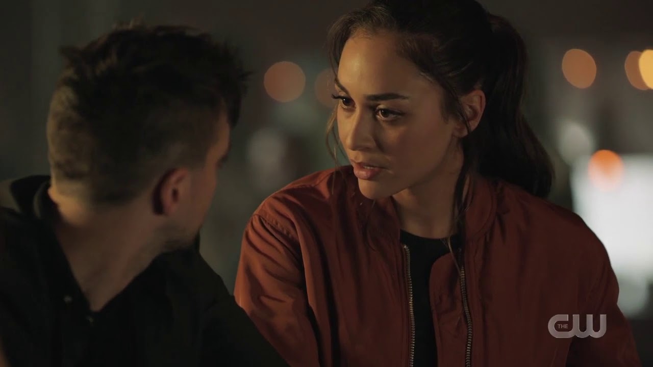 The 100 7x01 Murphy Emori Raven Bar Scene Seas720P HD - YouTube