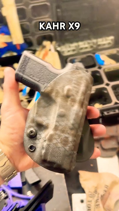 KAHR X9 - Paddle Holster - YouTube