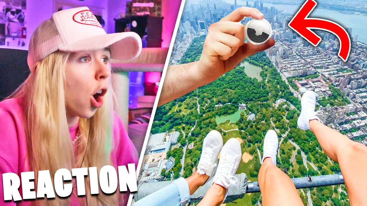 ELINSKI REAGIERT auf AIRTAG FANGEN in NEW YORK! - YouTube