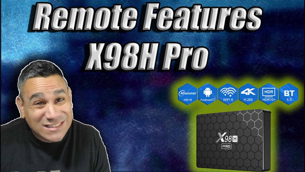 X98 H Pro Remote Features - YouTube