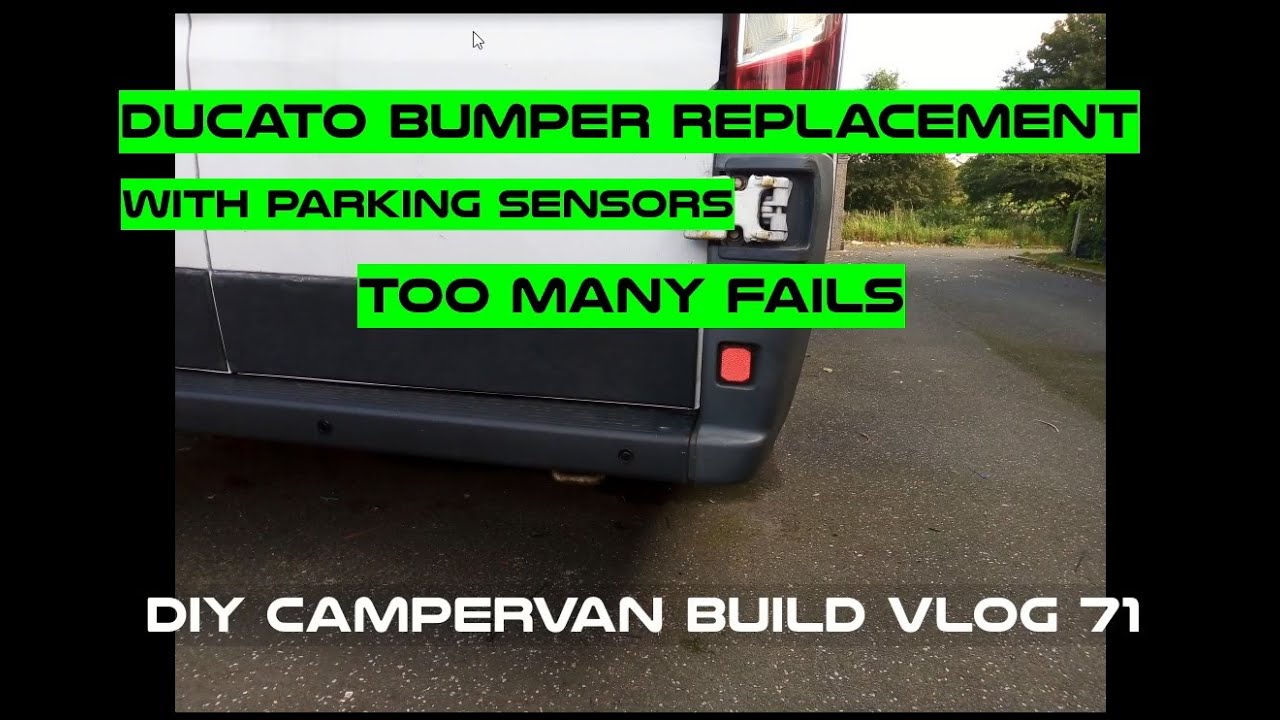 bumper replacement ducato camper vlog 71 - YouTube