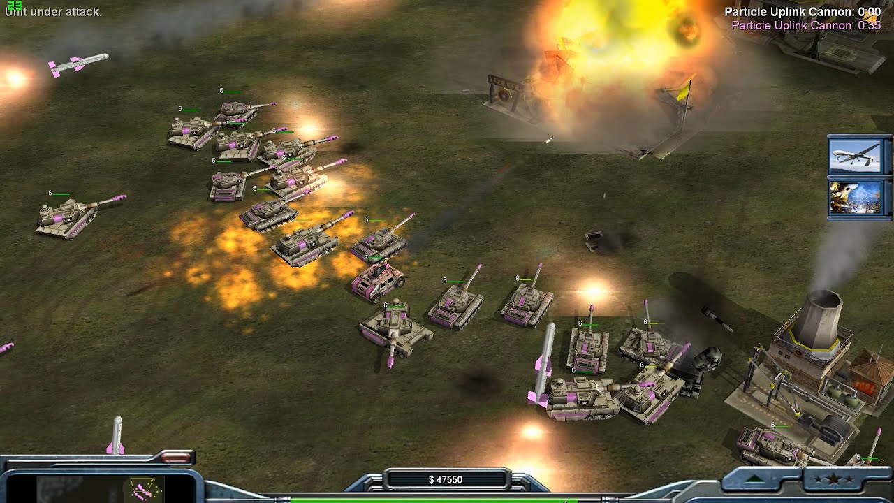 Command And Conquer Generals Zero Hour New Method Is Use Many Tanks To ...