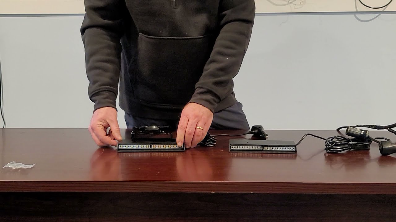 LED Outfitters - Micro Slim Ultra 2 Head Dash Light Close Up - YouTube