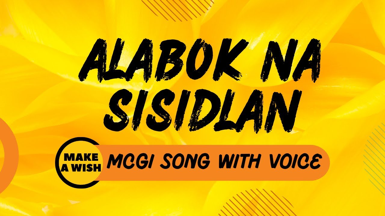 Alabok na Sisidlan | With Voice | MCGI Song - YouTube
