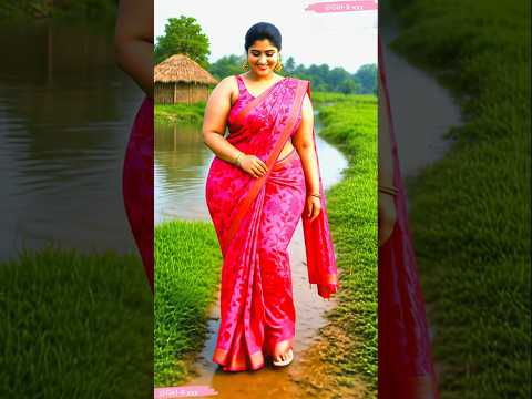 Serene 70 : A Pretty Woman Walking in Pond | #prettygirl​​​ #prettywoman​​​ #dubaiprincess​​​