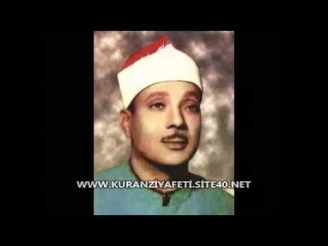 Abdulbasit Abdussamed Tahrim suresi iskenderiyye 1964 Emsalsiz muthiş tilavet
