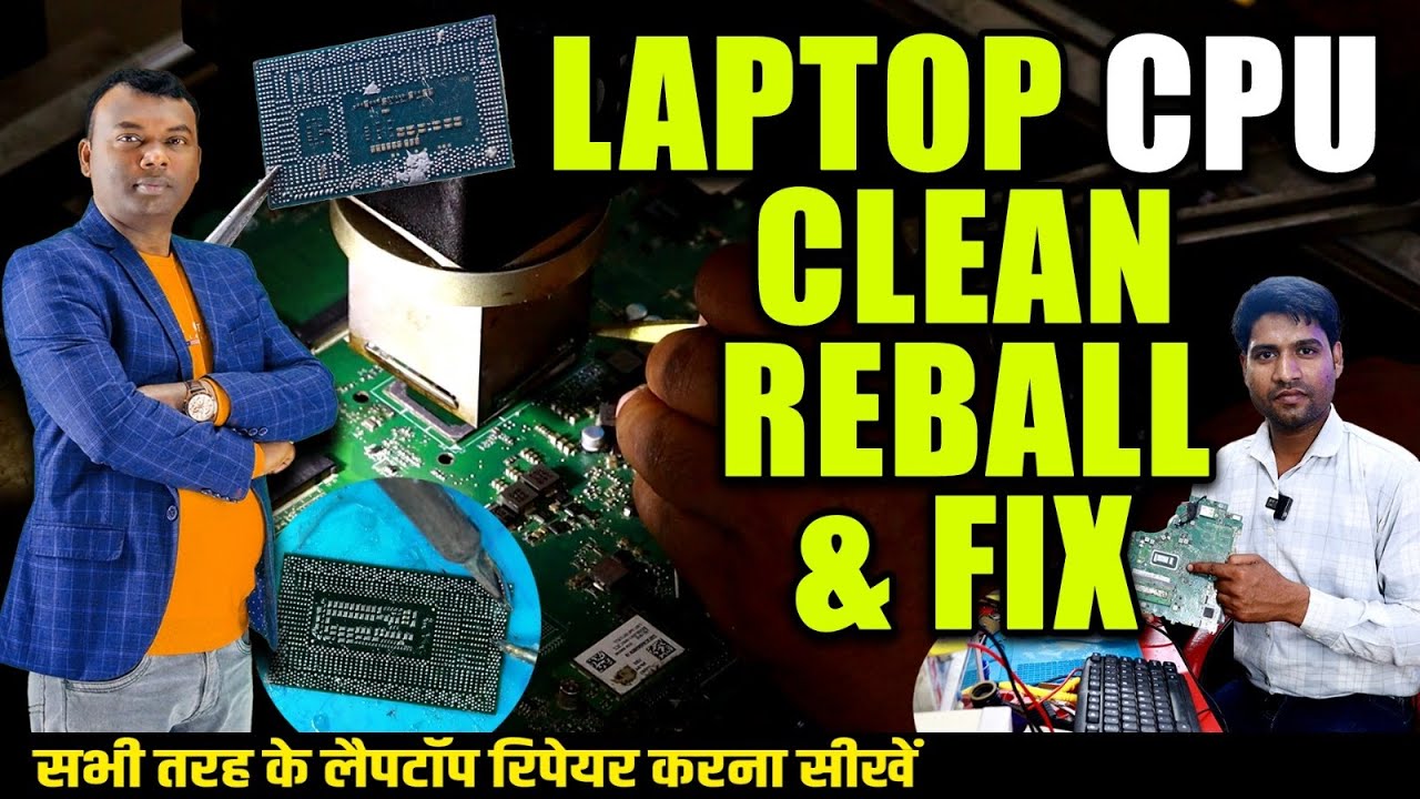SOC Chip Reballing Step By Step | Laptop Repair install SOC Chip ...