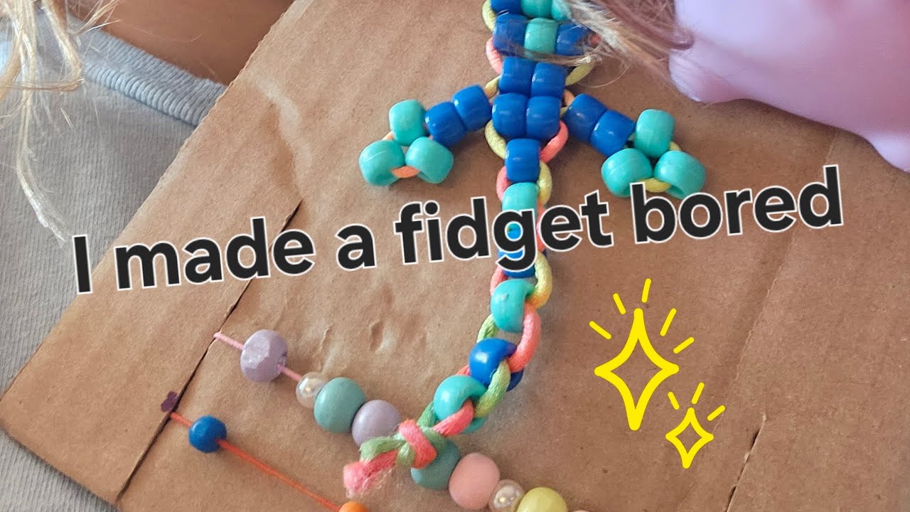 I made a fidget bored!!! - YouTube