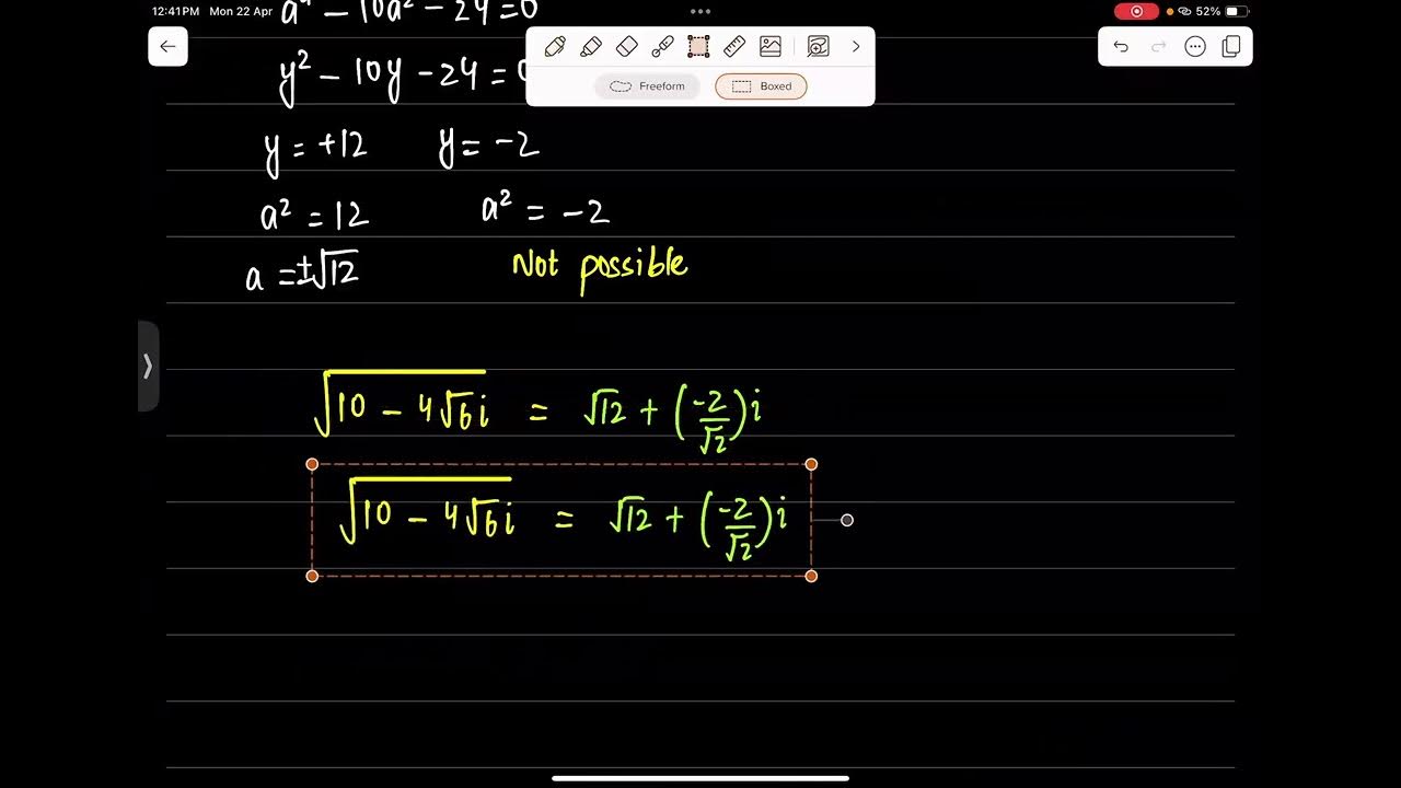 9709 Complex Numbers (Lecture 2) - YouTube