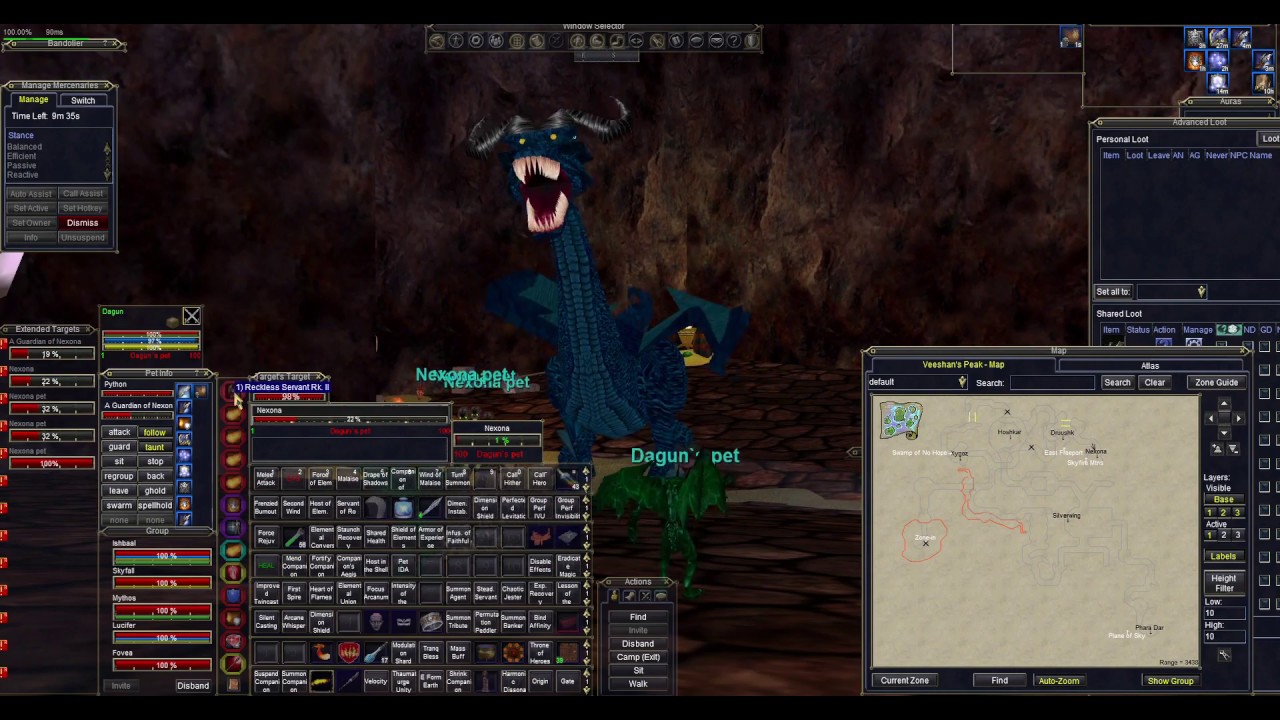 EverQuest Raid Encounter Veeshan's Peak - YouTube