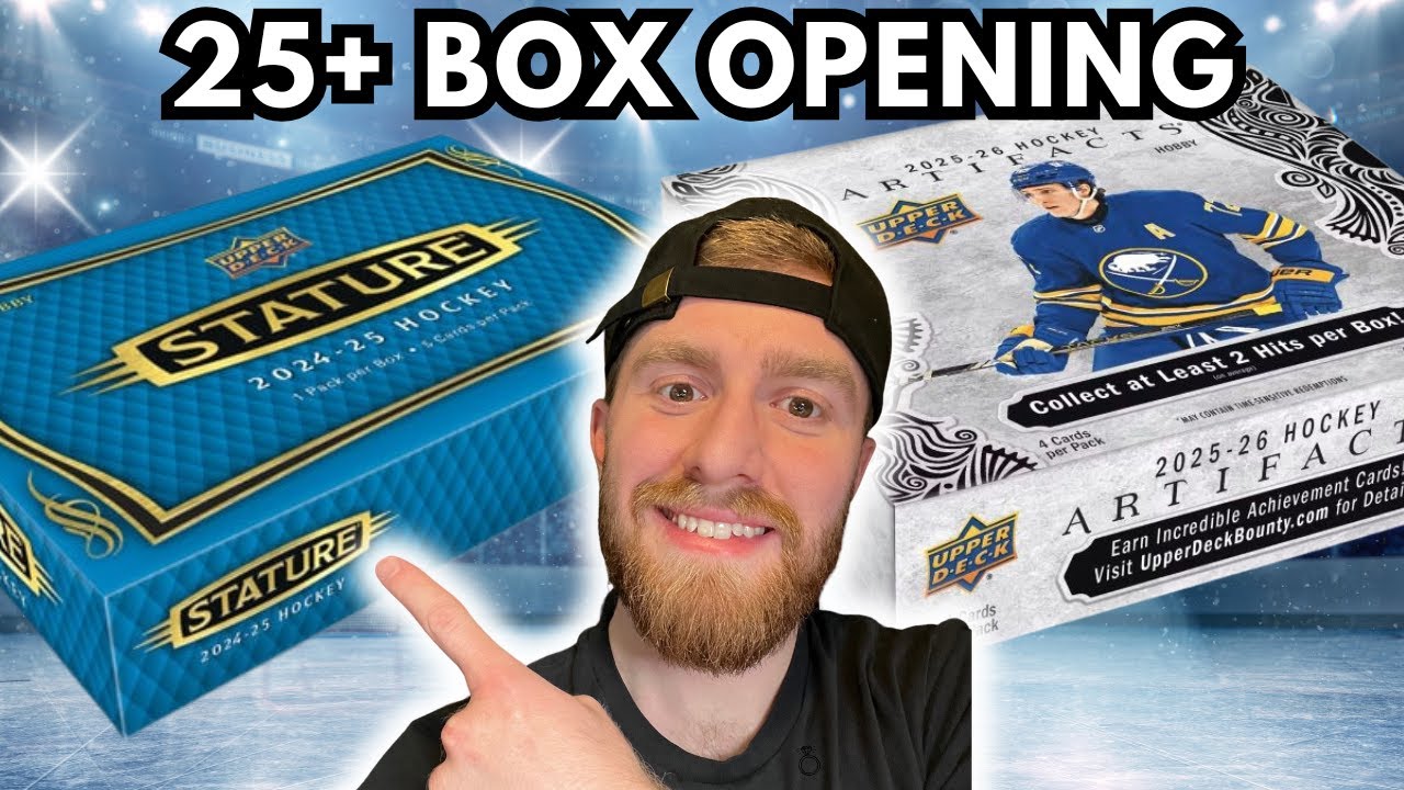 25+ BOX OPENING!!! 24-25 Stature / 25-26 Artifacts - YouTube