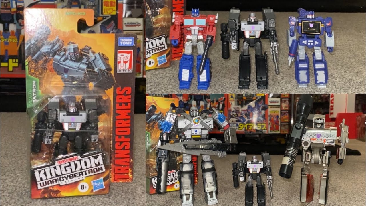 Transformers war for cybertron kingdom core class megatron unboxing and ...
