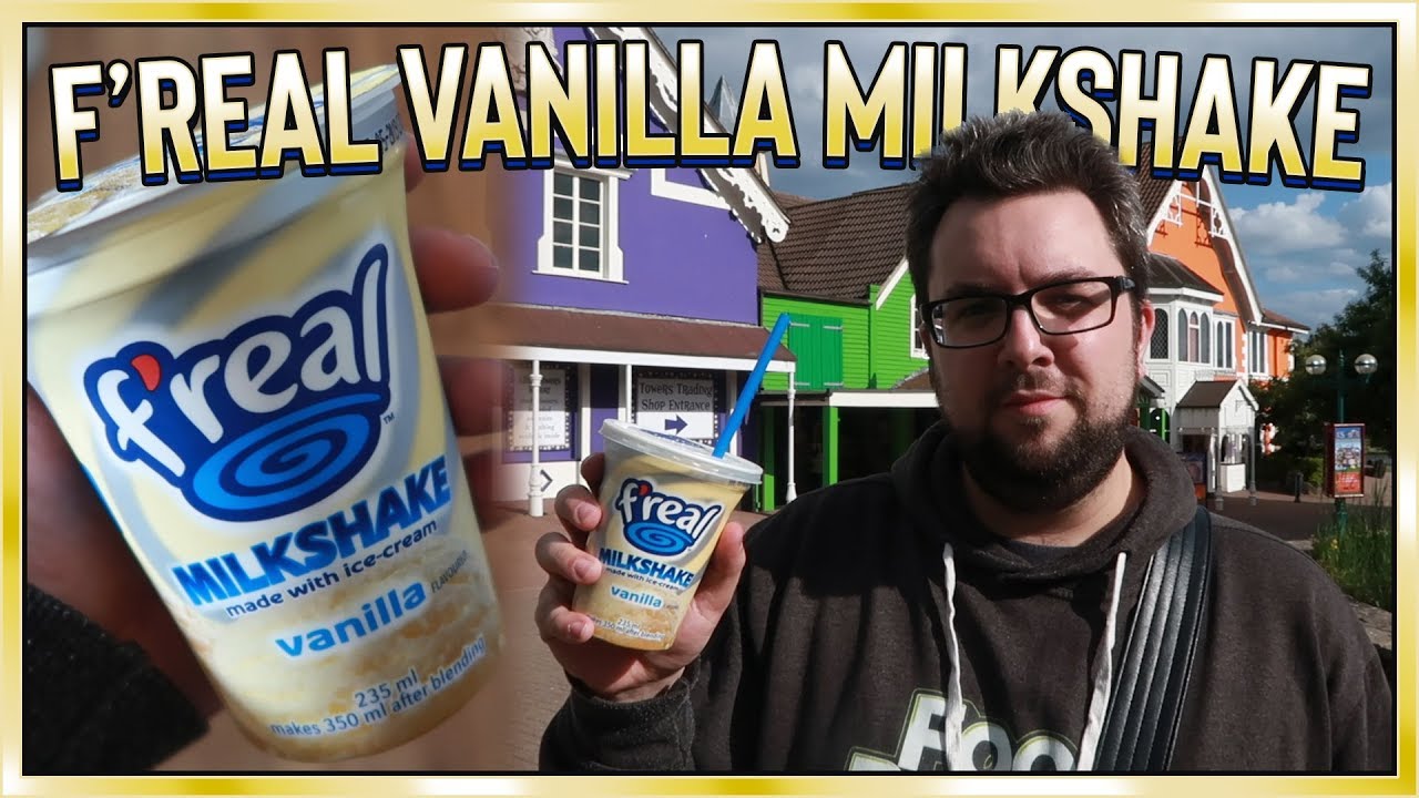F'Real Vanilla Milkshake Review - YouTube