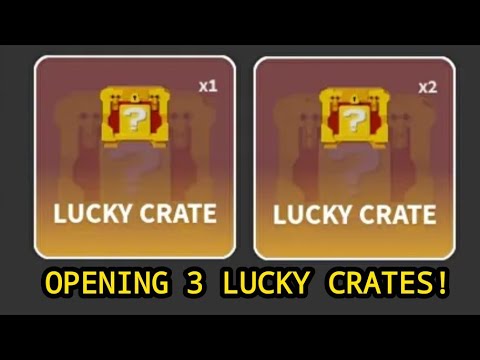 First time opening a LUCKY CRATE in bedwars - YouTube