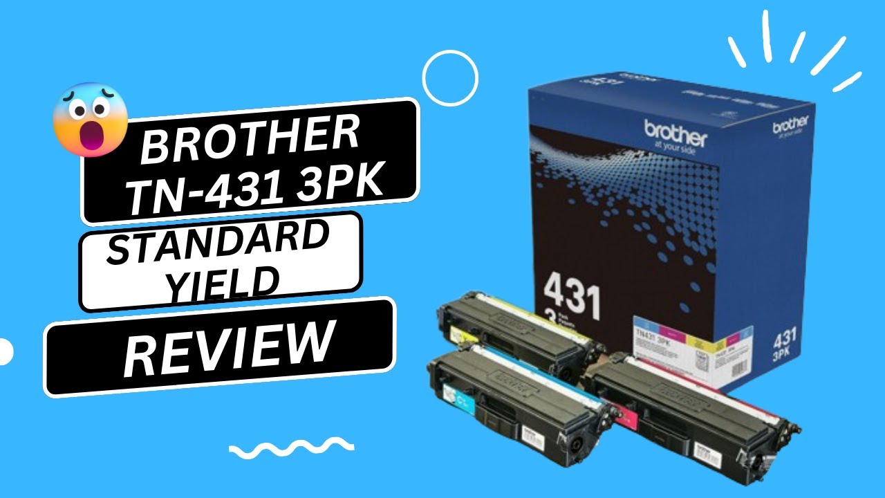 Brother TN-431 3PK, Cyan, Magenta, Yellow, Standard Yield, Model ...