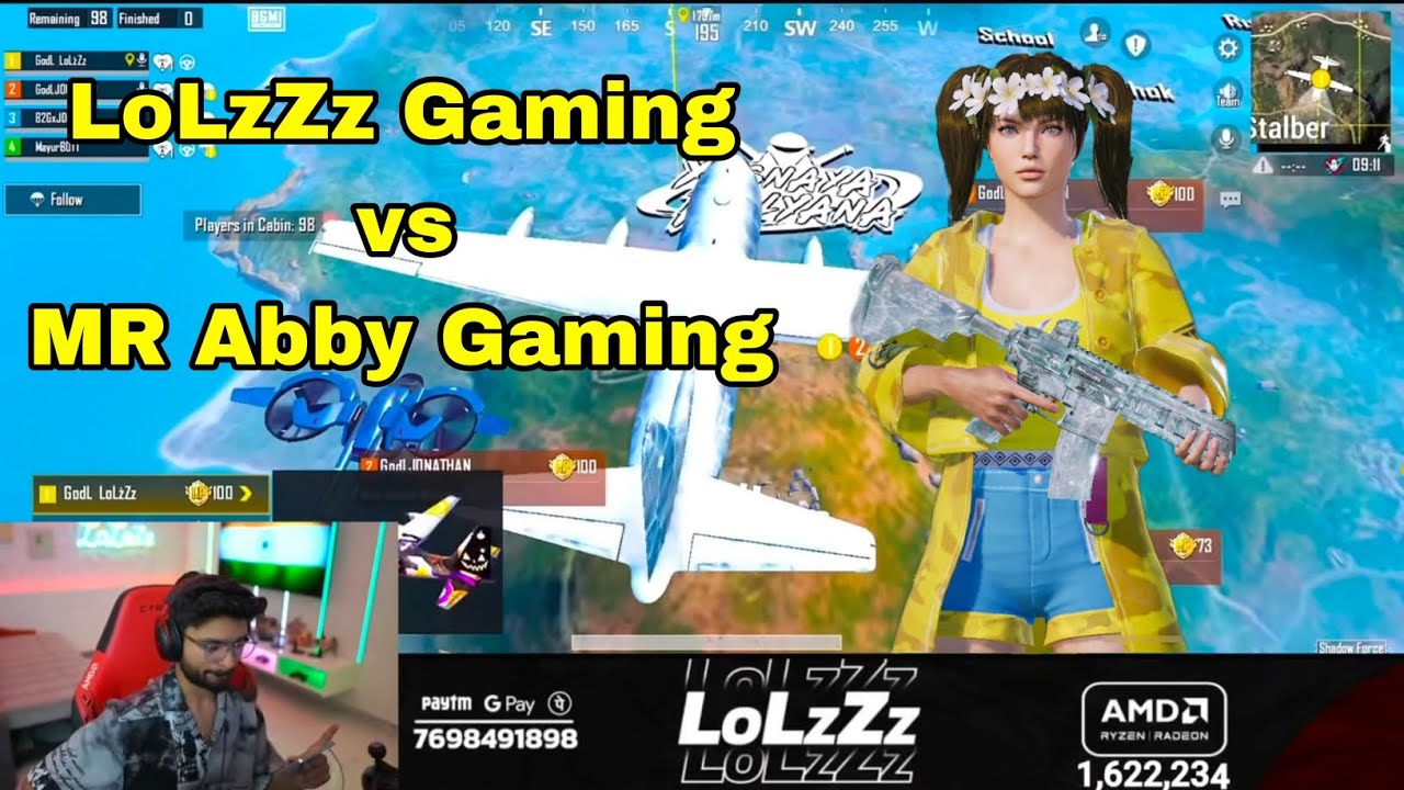 LoLzZz Gaming | Jonathan Gaming vs MR Abby Gaming | 4v4 hot Drop fight ...