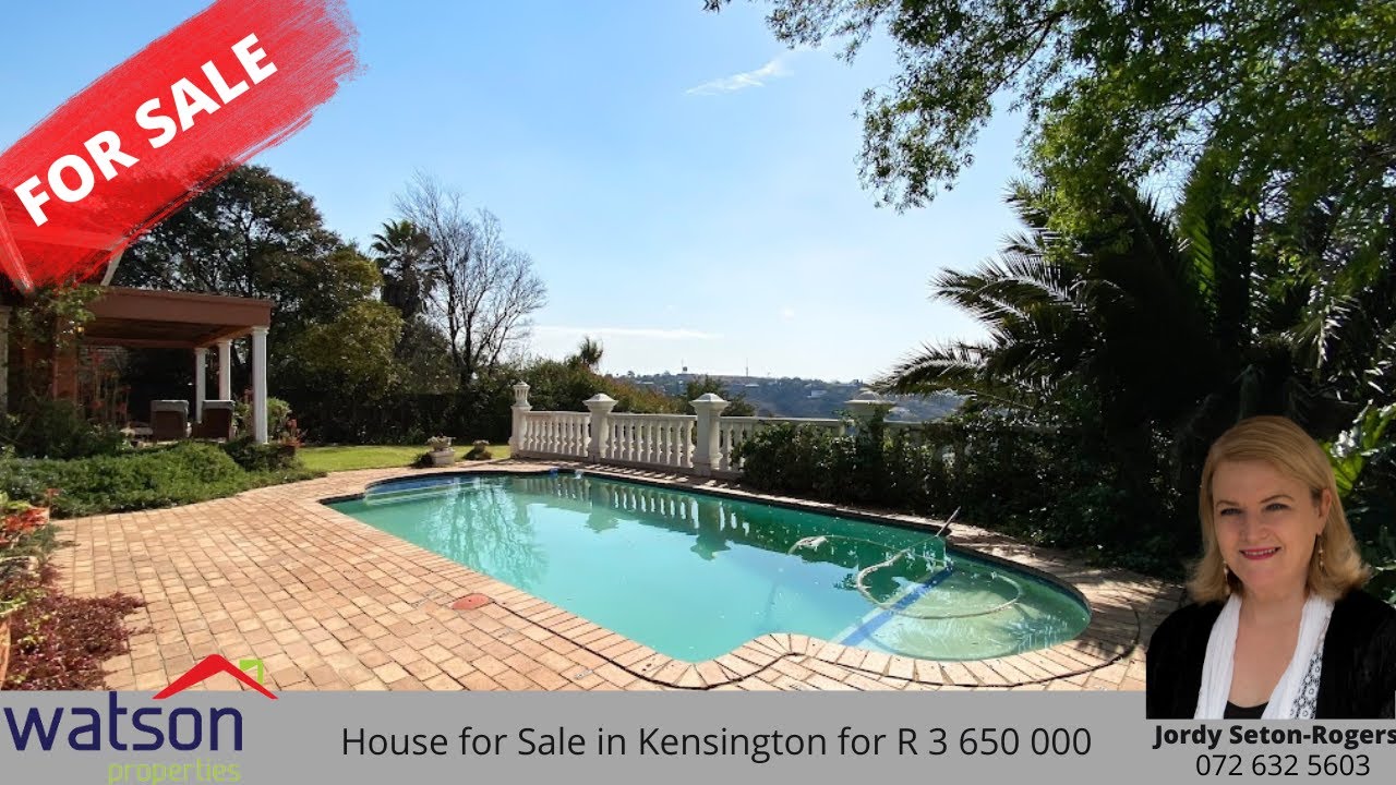 R3 650 000 | 3 Bedroom House For Sale in Kensington, Johannesburg - YouTube