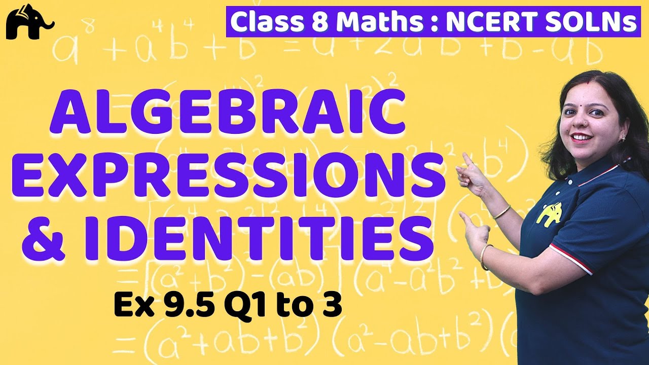Algebraic Expressions & Identities Class 8 Maths | Chapter 9 Ncert ...
