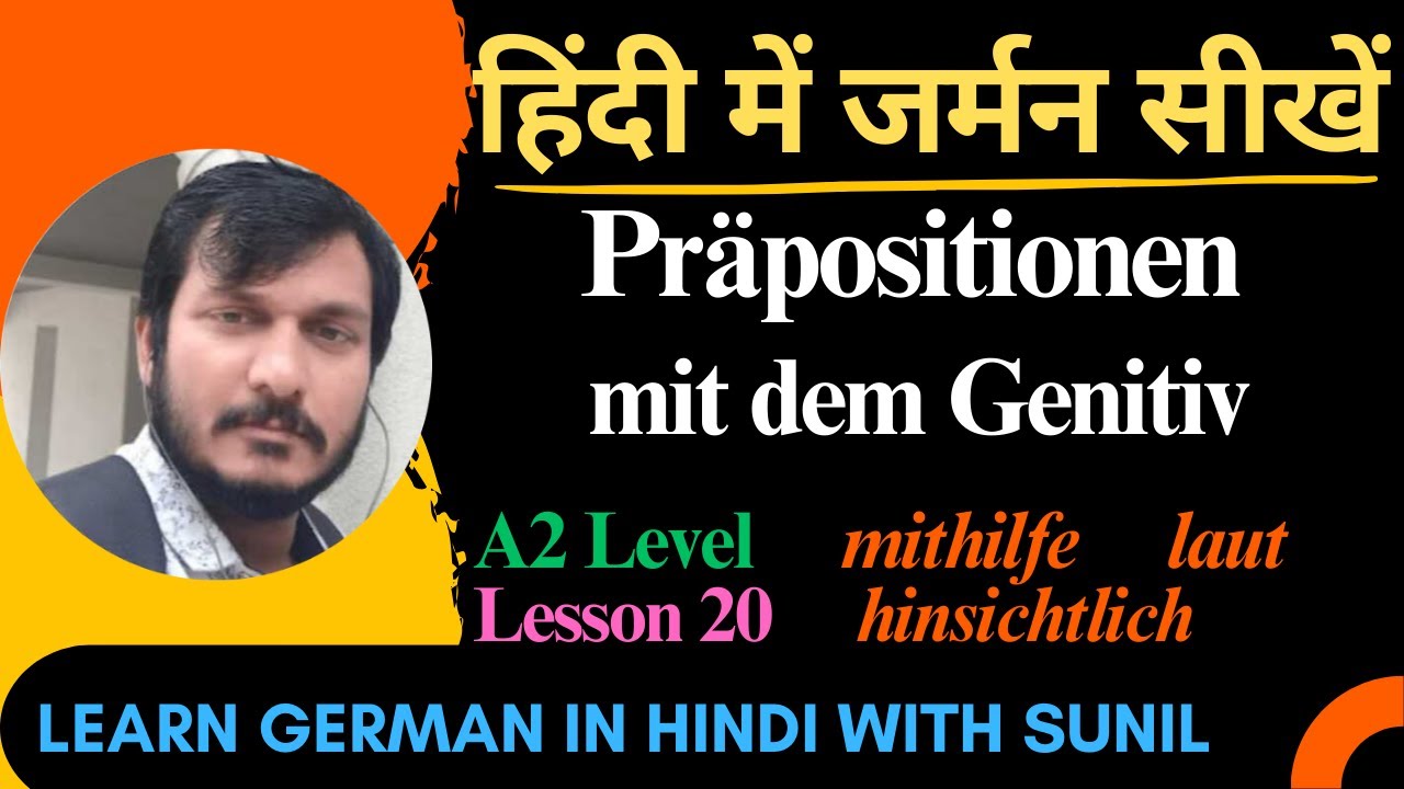 Präpositionen mit Genitiv | Genitive Prepositions | Learn German in ...