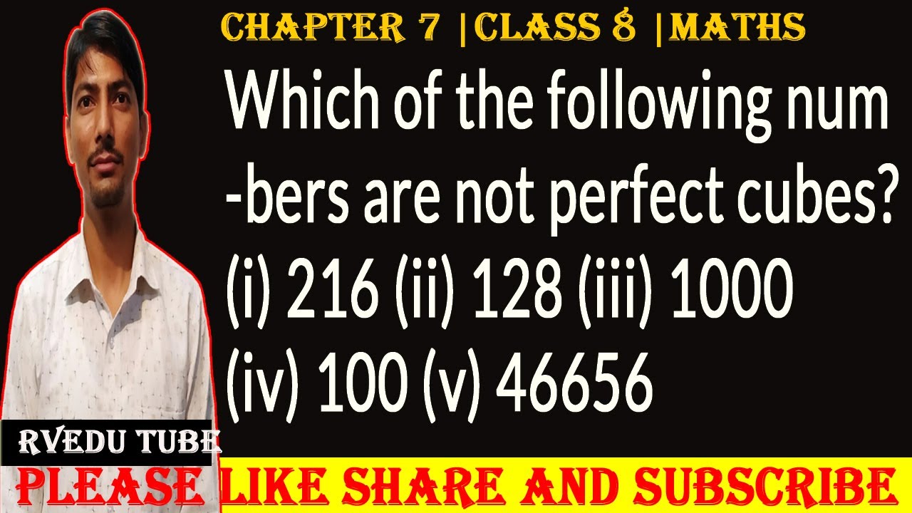 Which Of The Following Numbers Are Not Perfect Cubes Class 8 Ex 7 1 which-of-the-following-numbers-are-not-perfect-cubes-class-8-ex-7-1