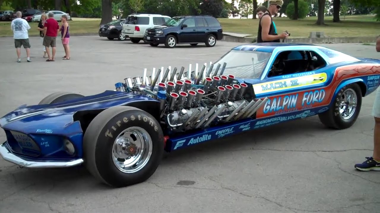 Mach IV Mustang Dragster - YouTube