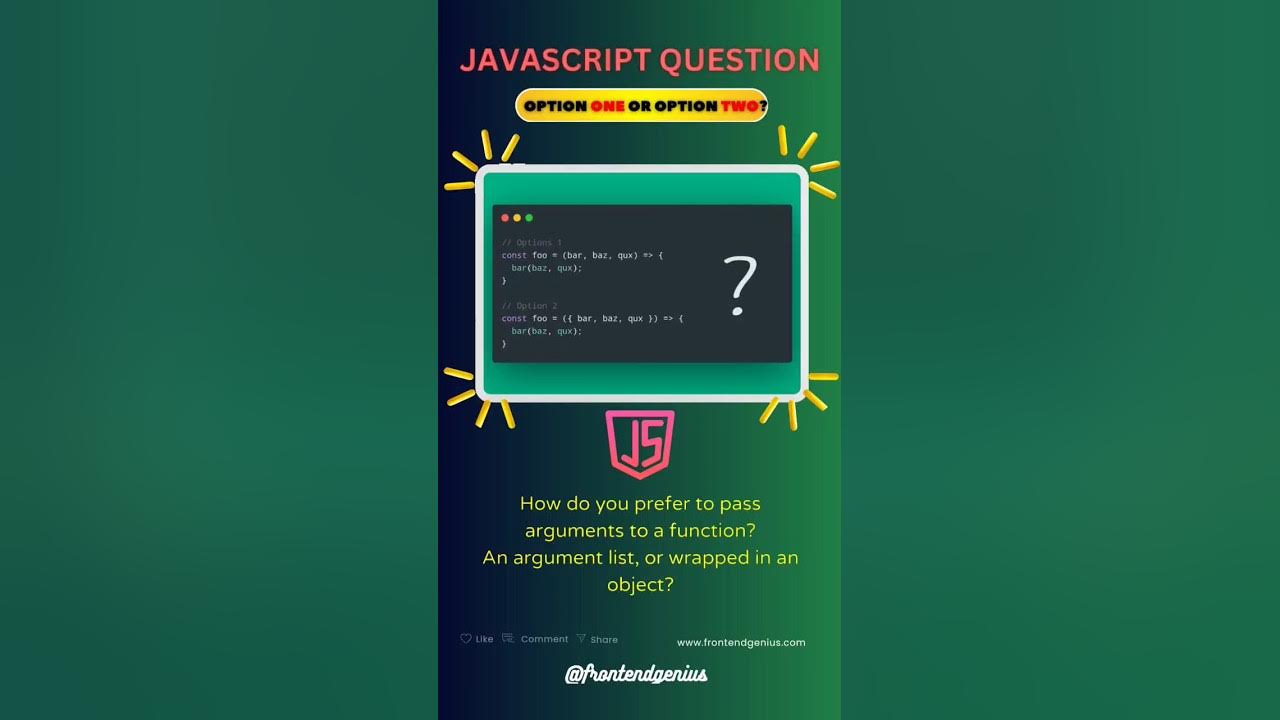 How To Pass Arguments To A Function Coding Javascript Javascriptdeveloper Youtube 8043
